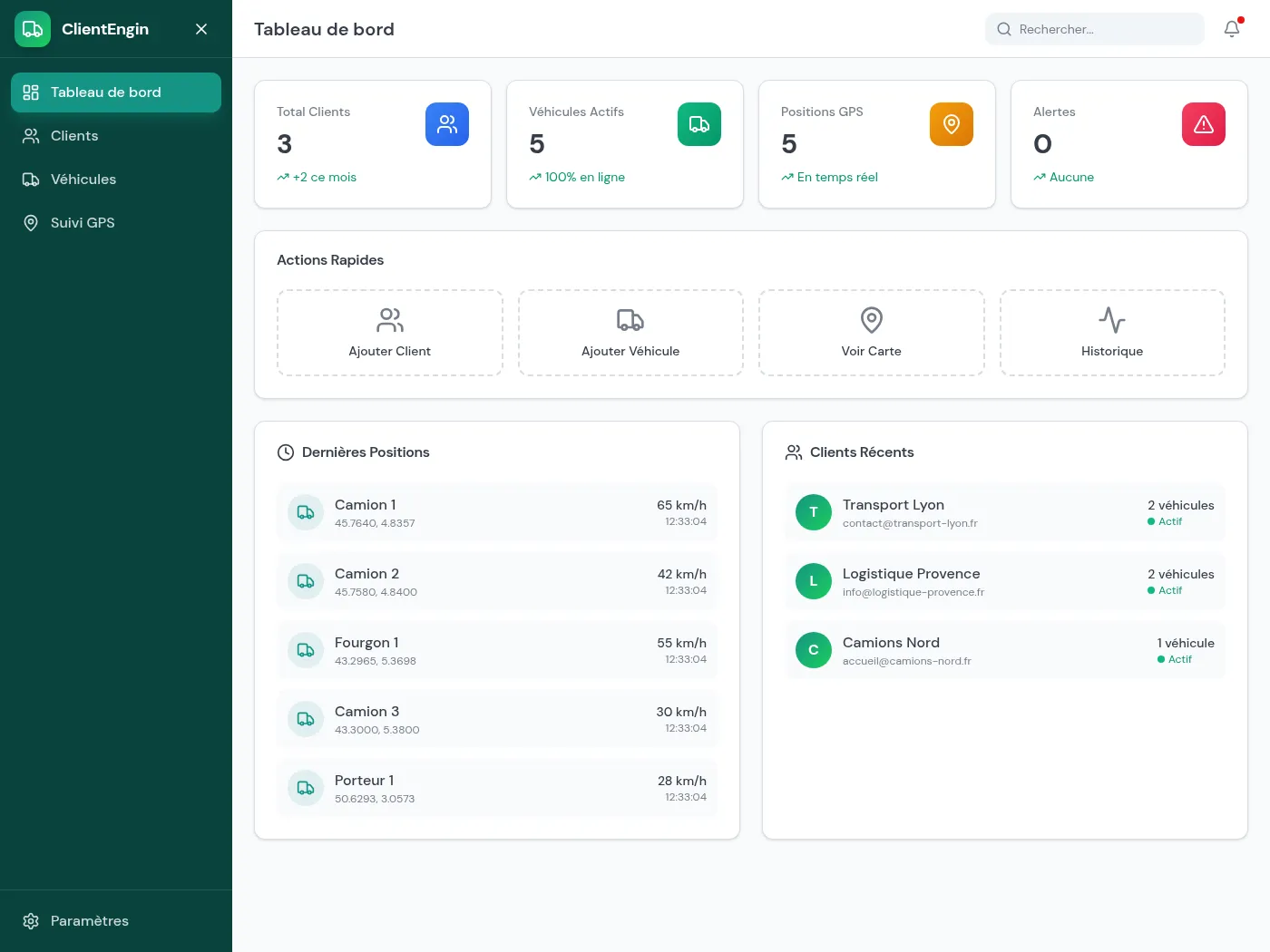 ClientEngin Tracker