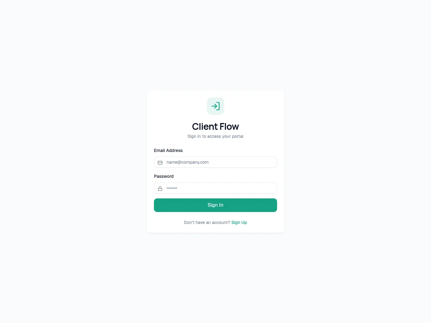 Client Flow Portal