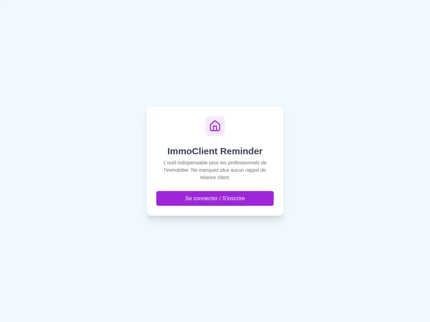 ImmoClient Reminder