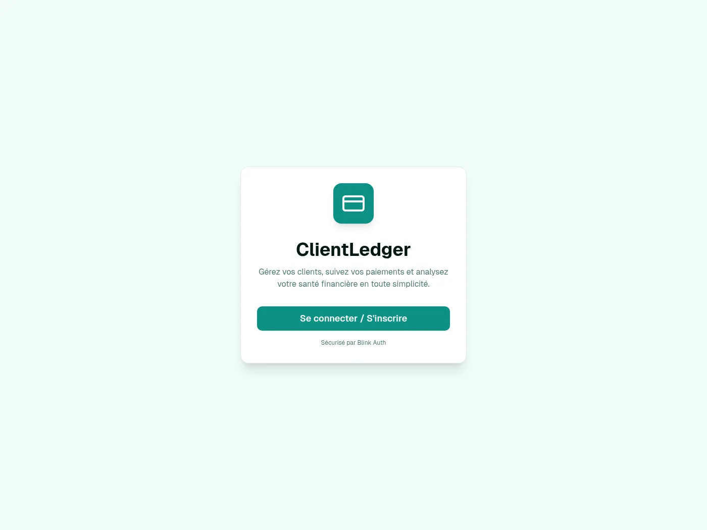 Client Ledger App