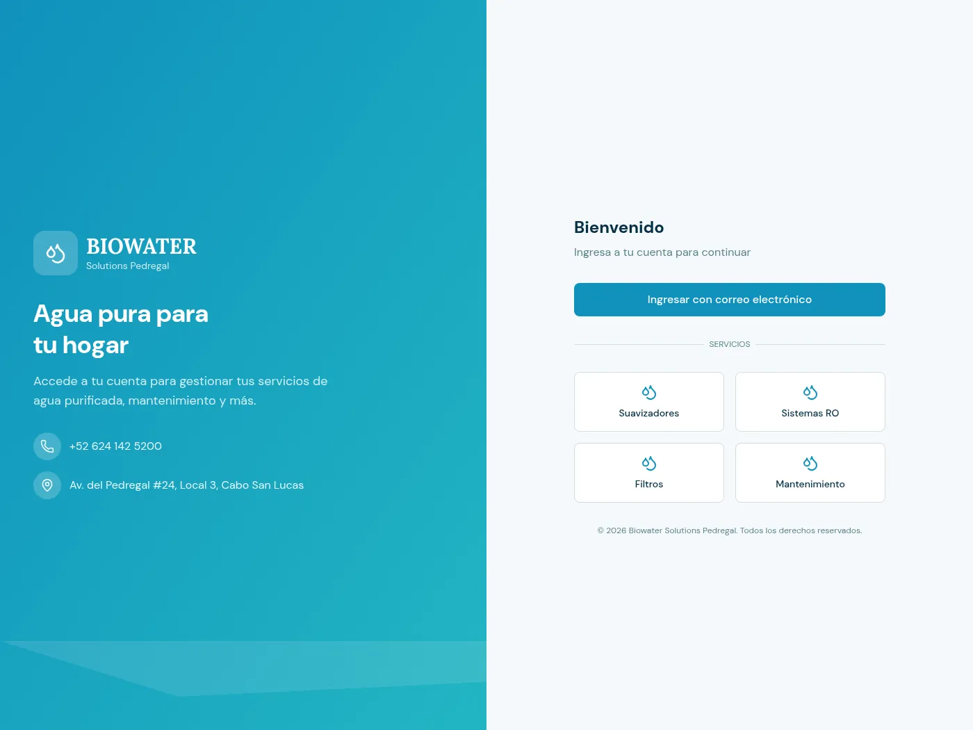 Ingreso Cliente Web