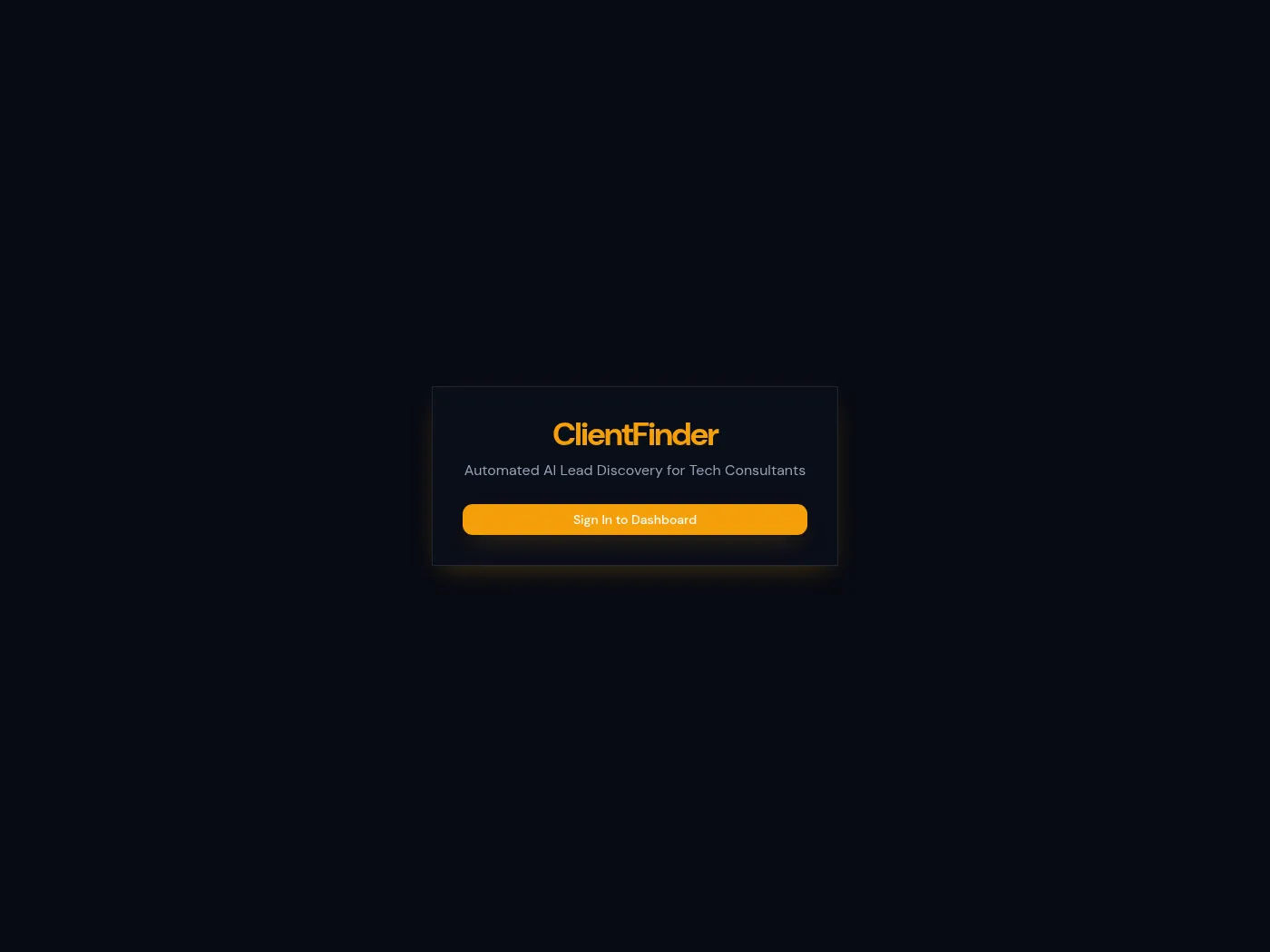 ClientFinder Agent