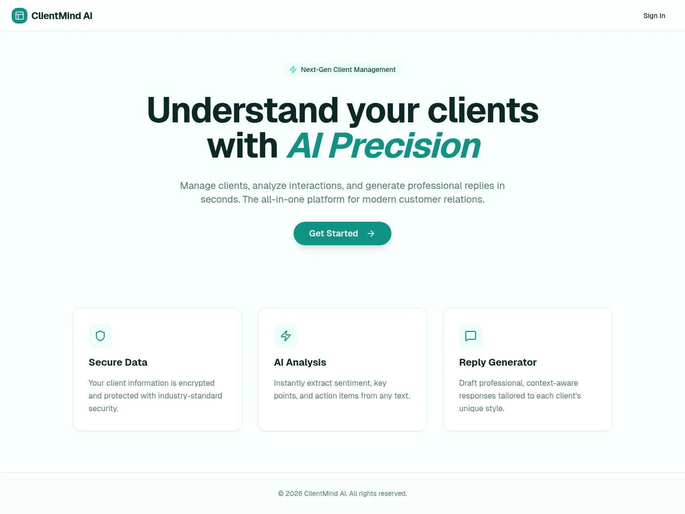 ClientMind AI Platform
