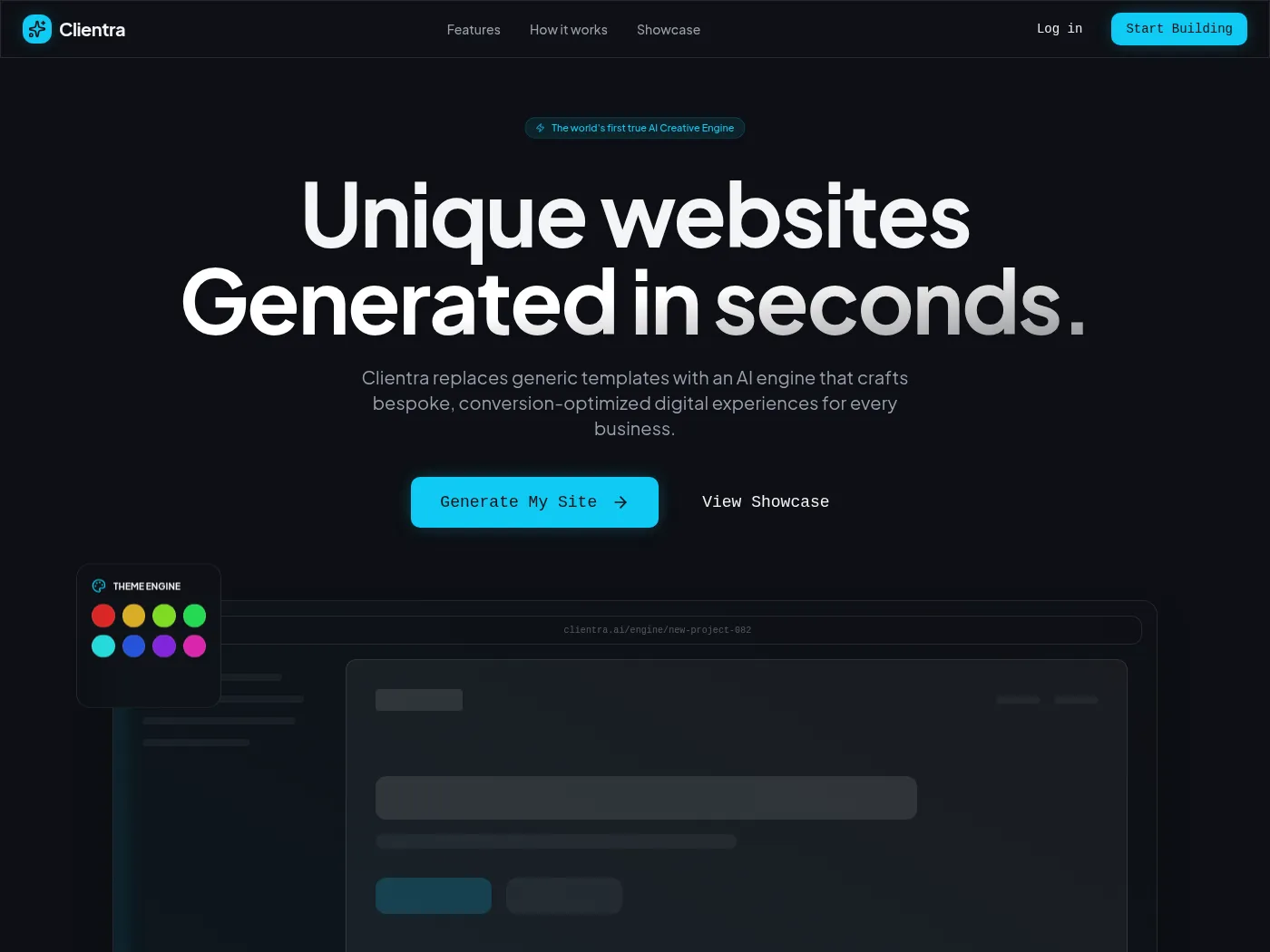 Clientra AI Web Builder