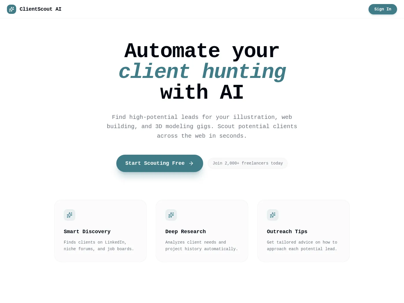 ClientScout AI Assistant