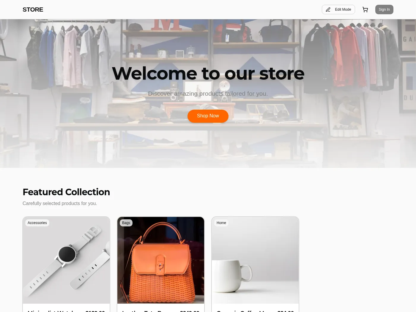 ClientSide Commerce Builder