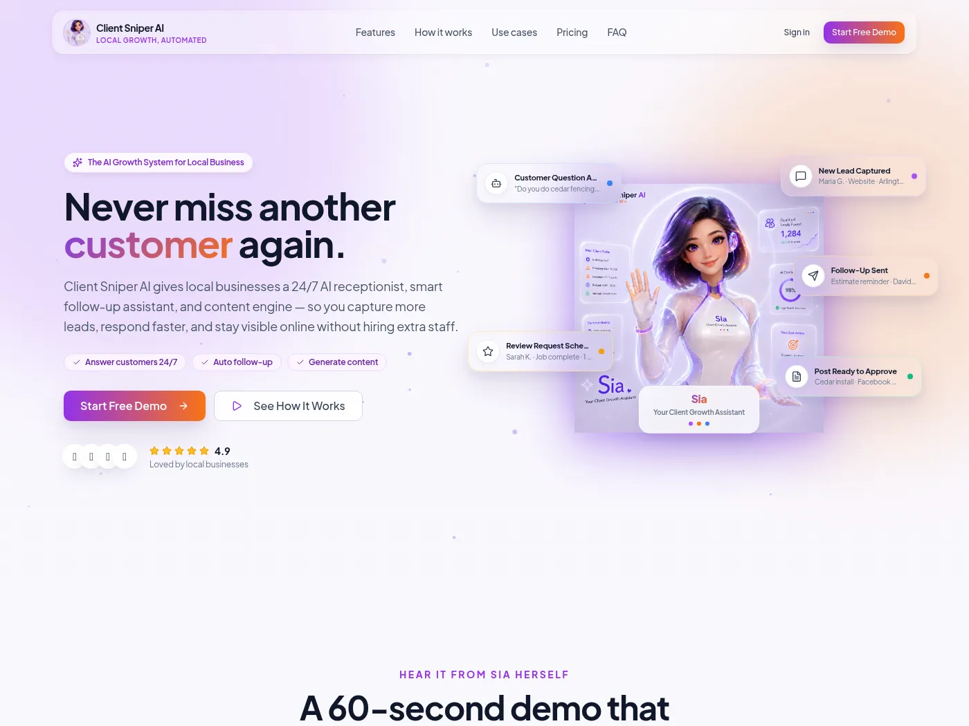 Client Sniper AI SaaS