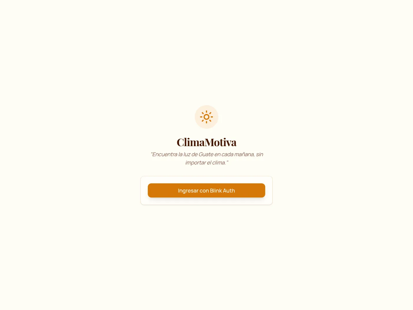 ClimaMotiva App