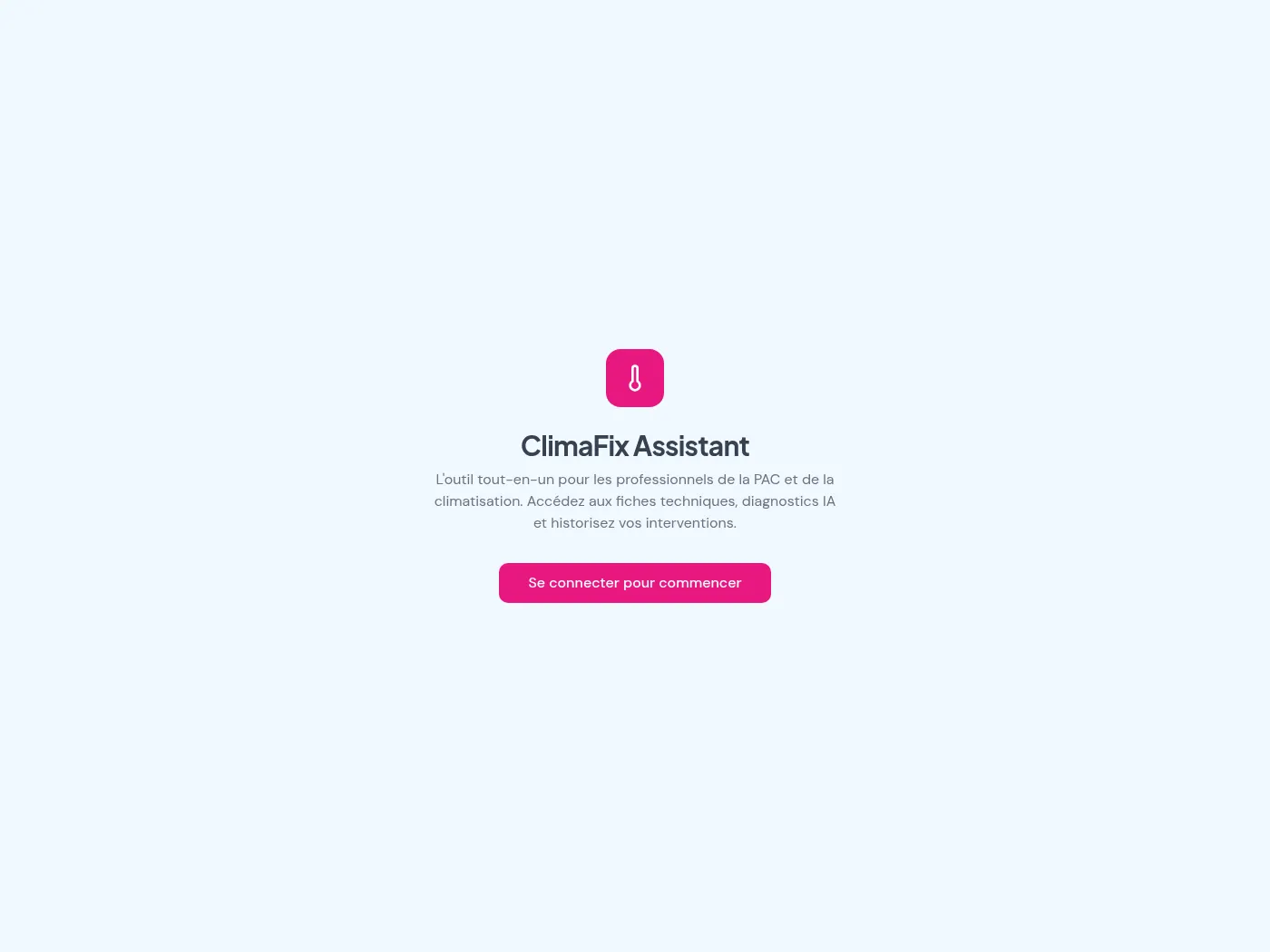 ClimaFix Assistant