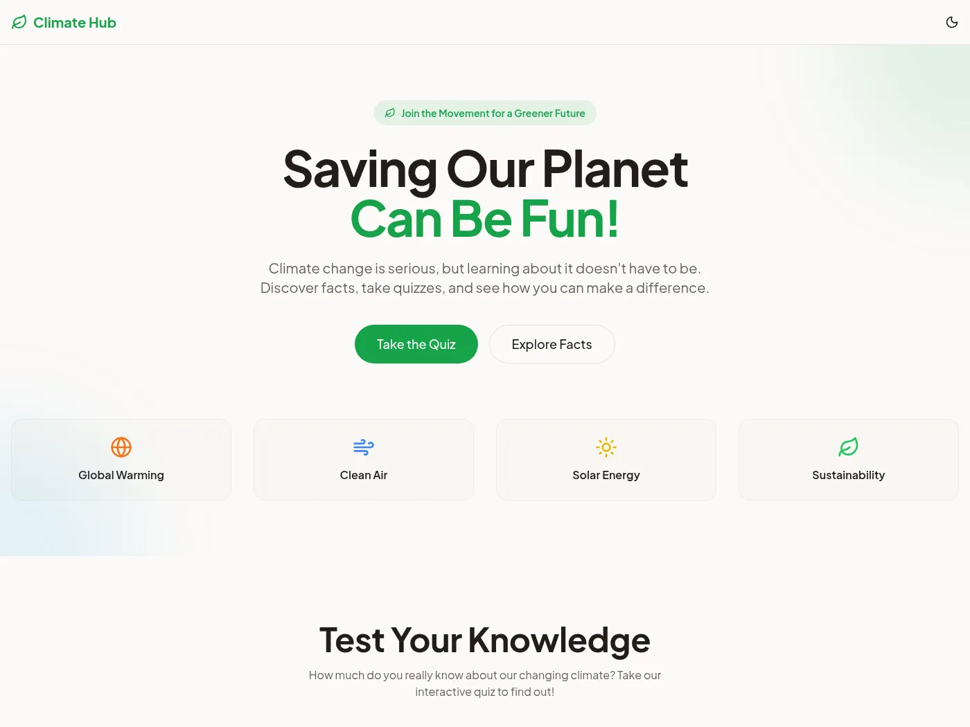 Climate Fun Hub