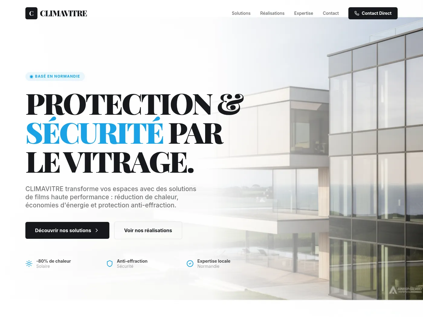 Climavitre Web Presence