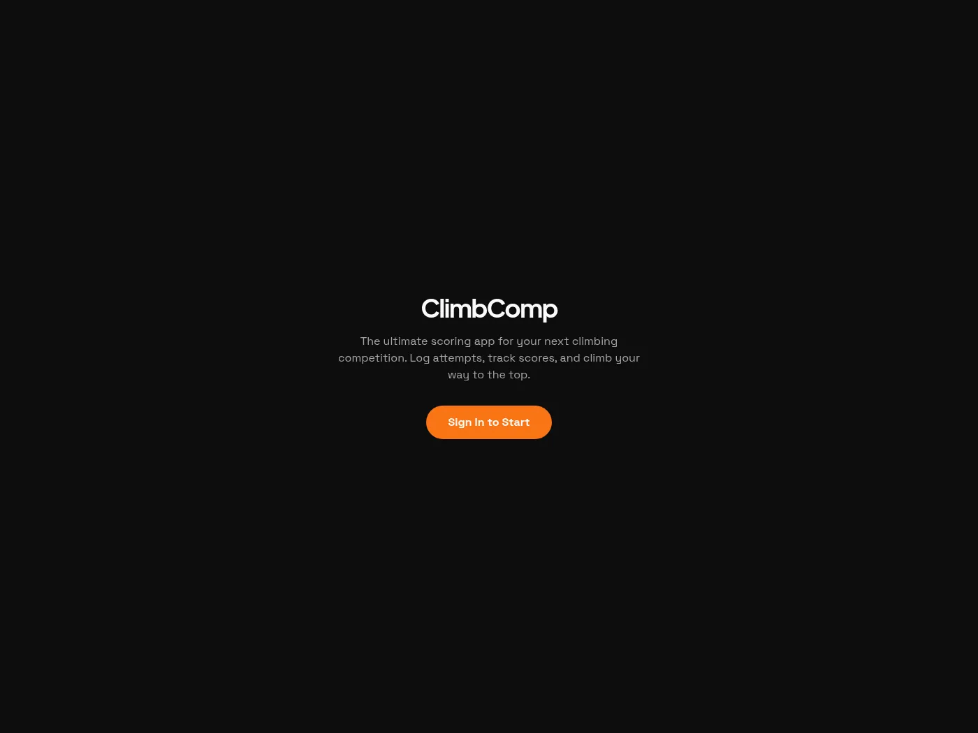 ClimbComp Scoring App