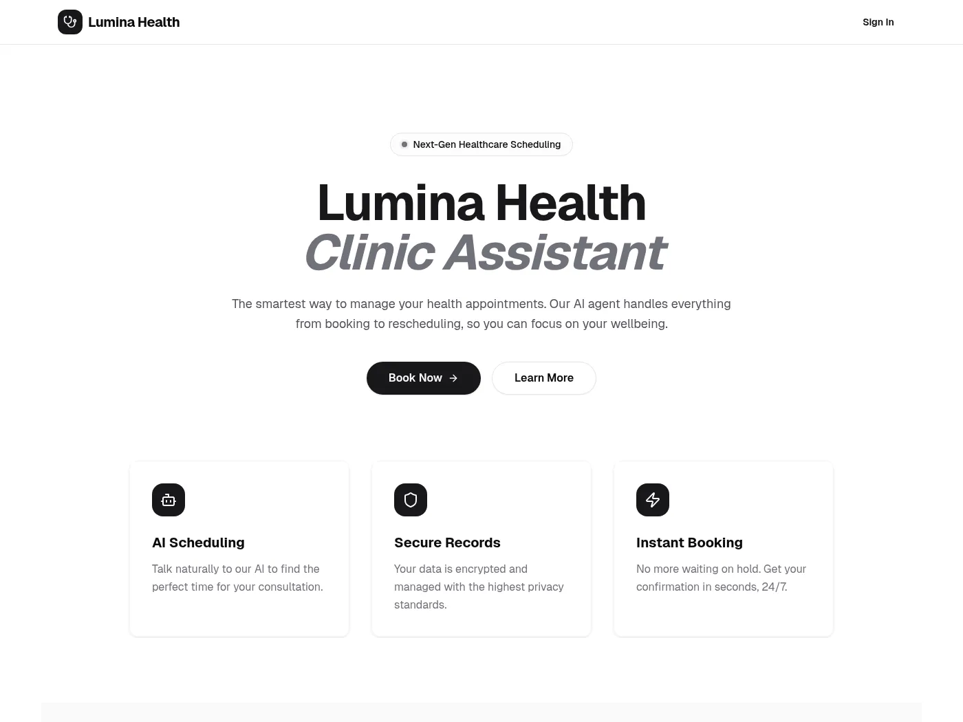 Clinic AI Scheduler