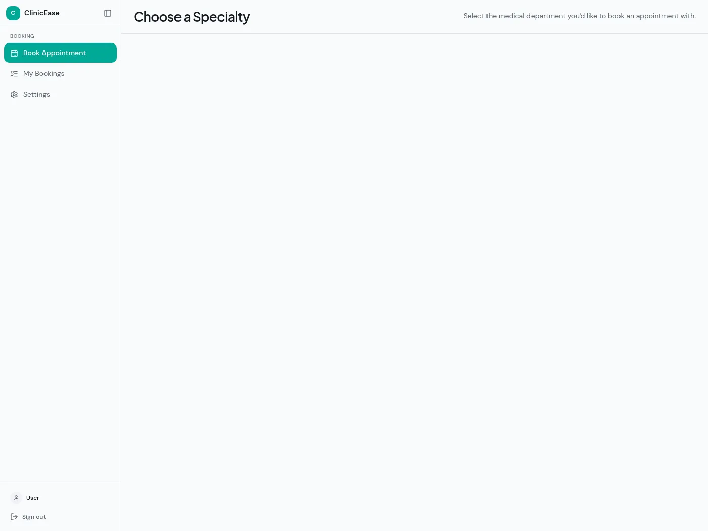 Clinic Booking Portal