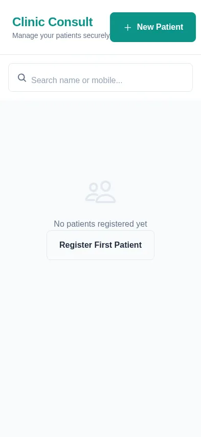 Clinic Consult App