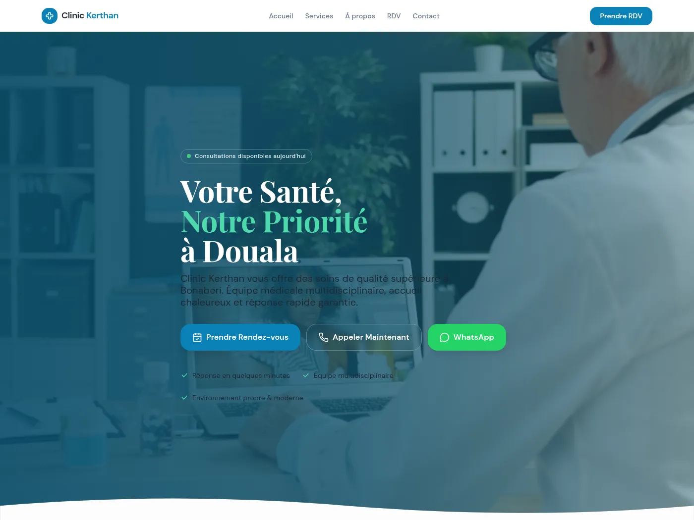 Clinic Kerthan Web Portal