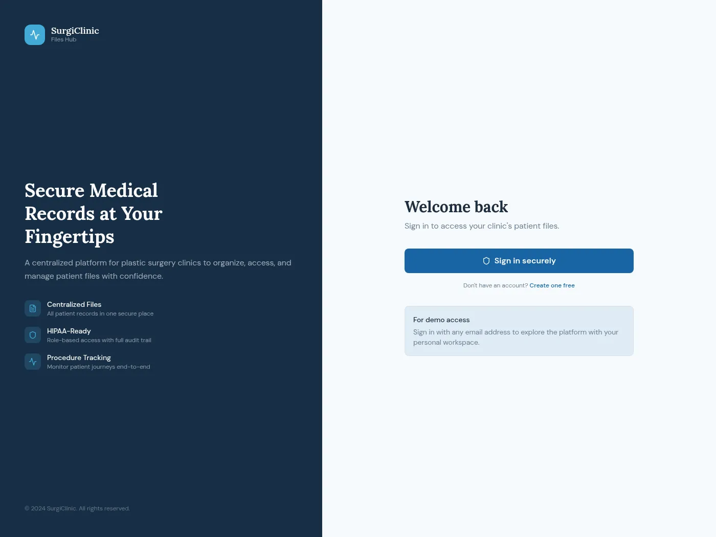 SurgiClinic Files Hub