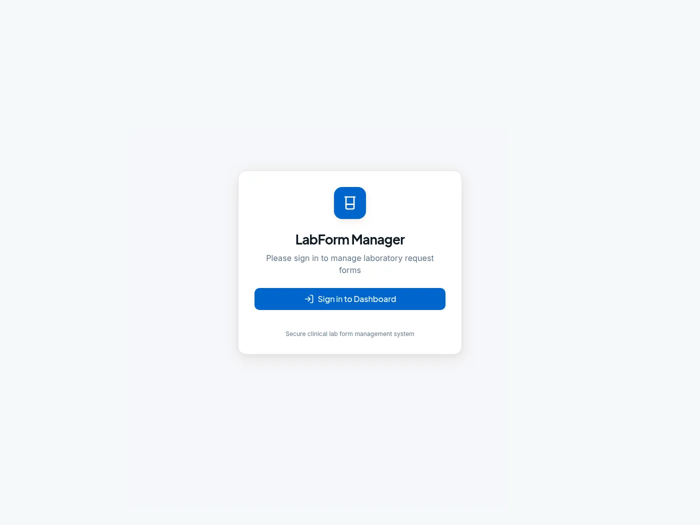 Clinic Form Manager