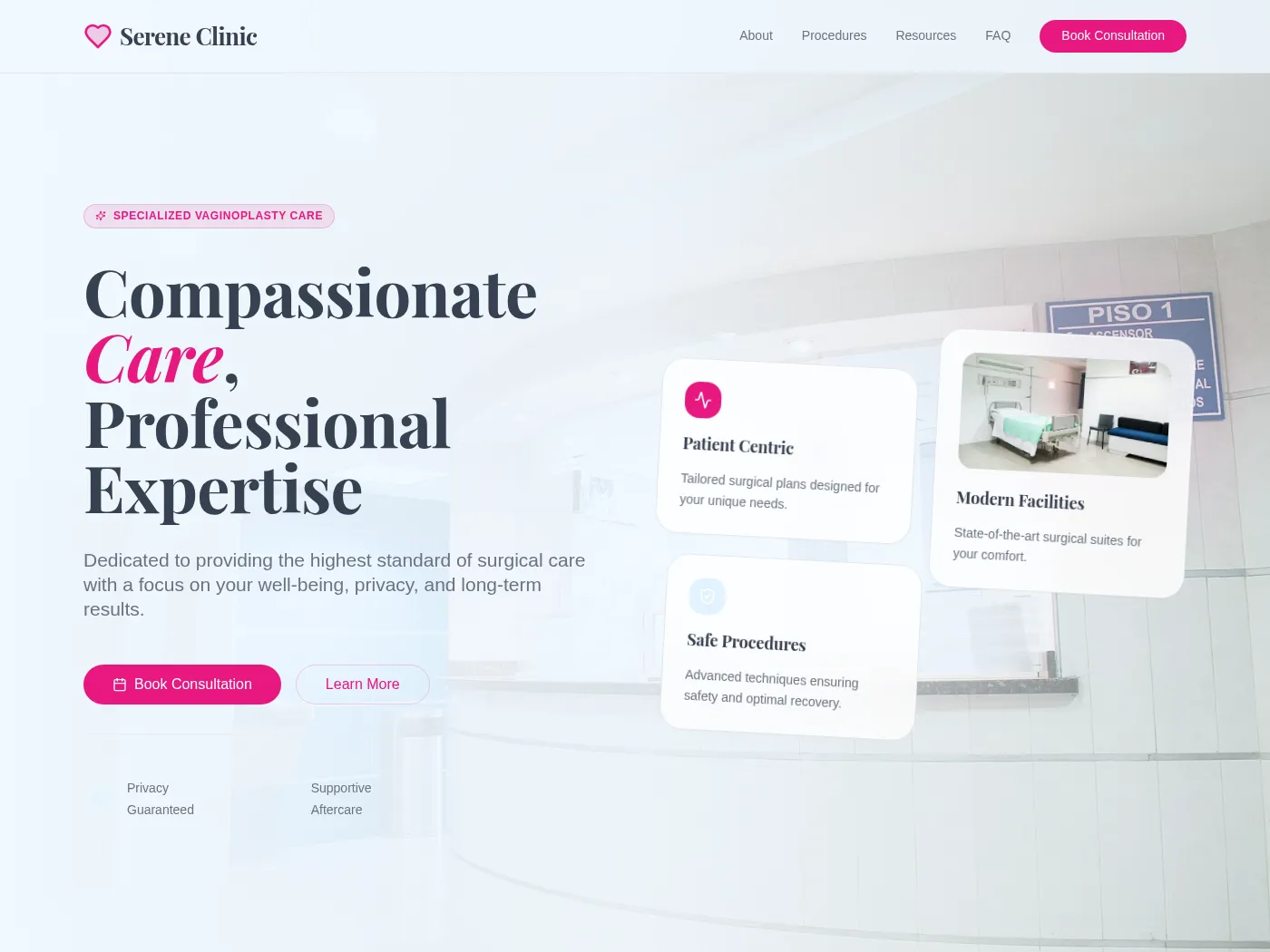 Vaginoplasty Clinic Site