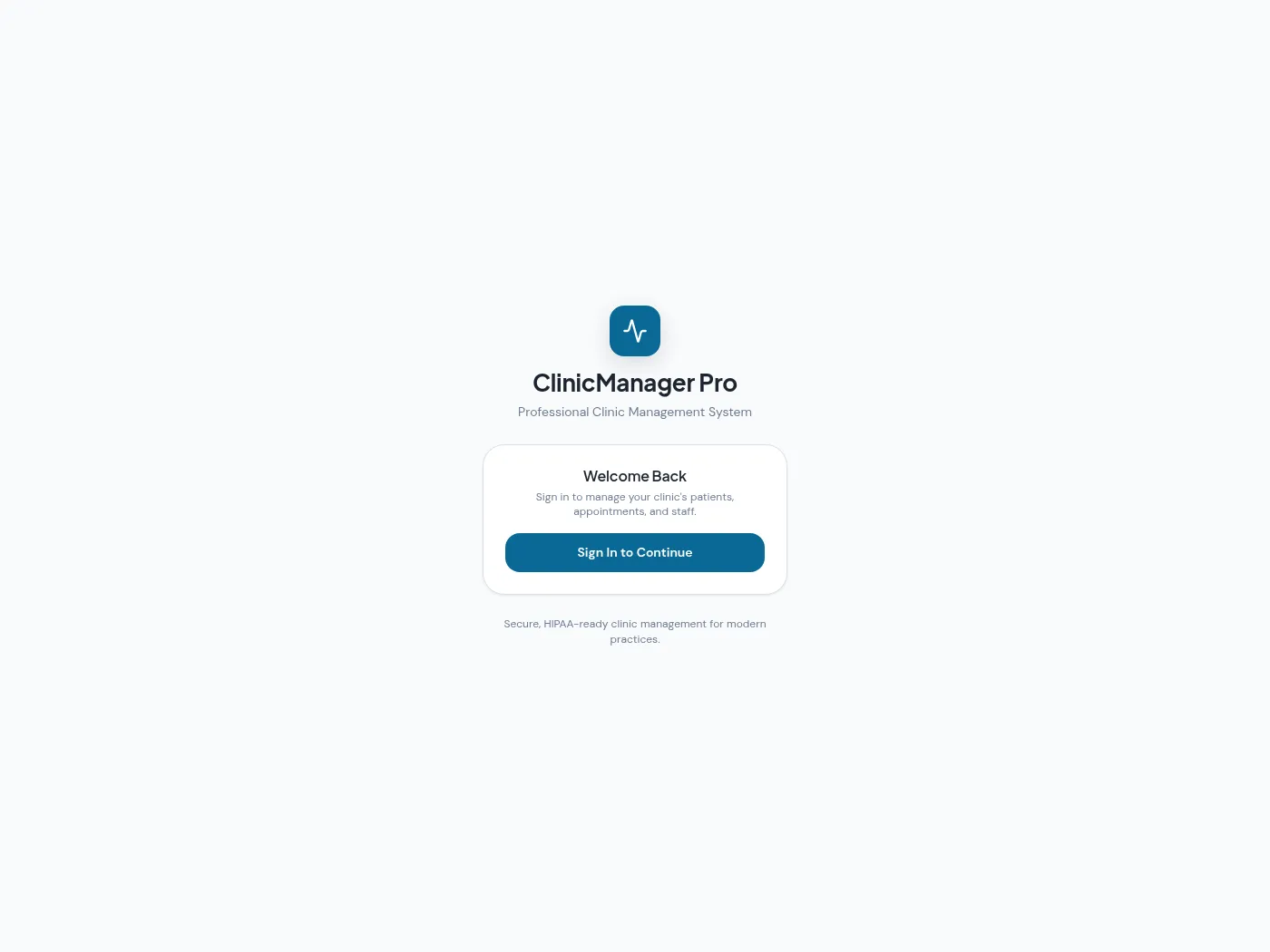 ClinicManager Pro