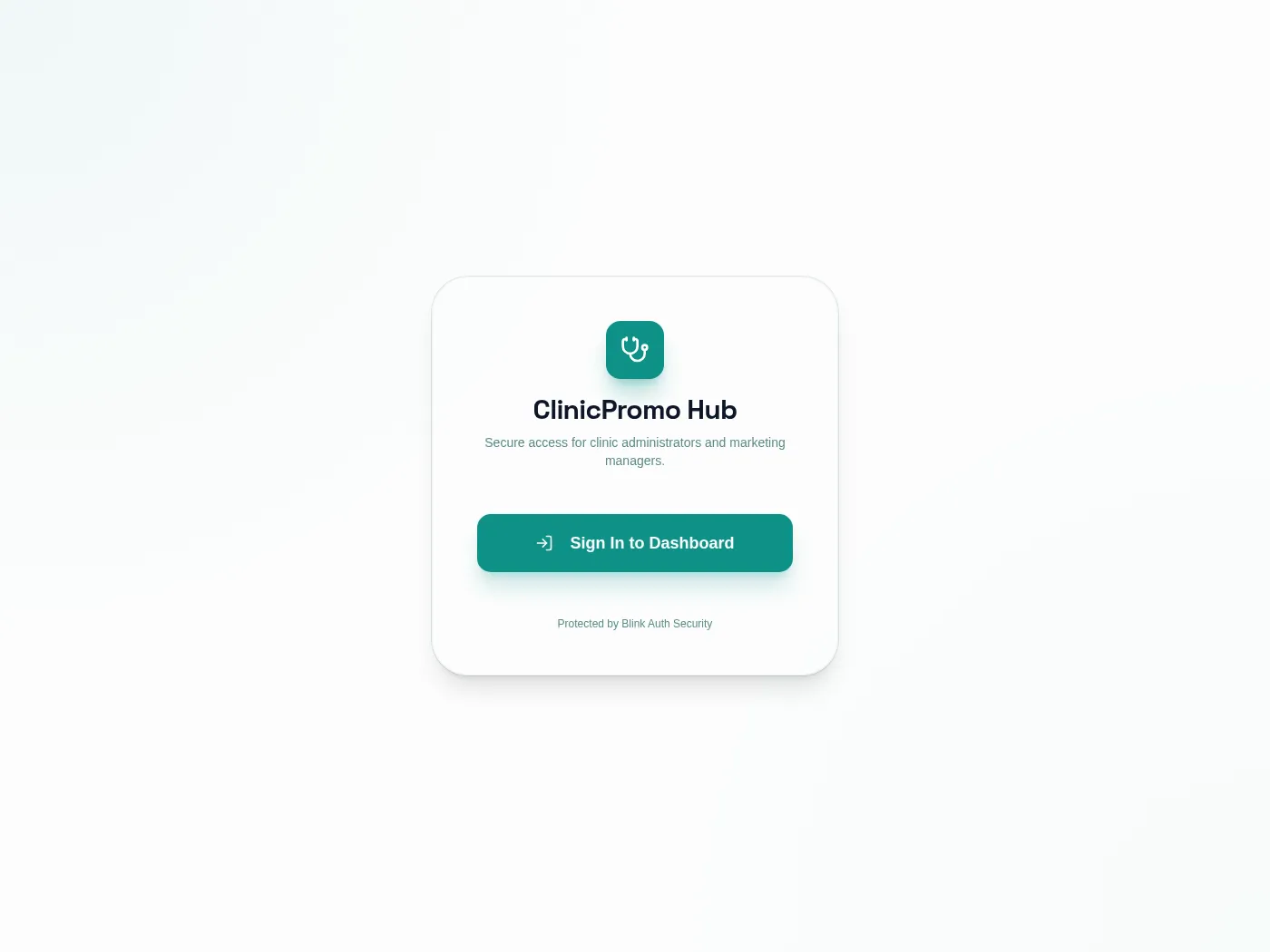 Clinic Promo Builder