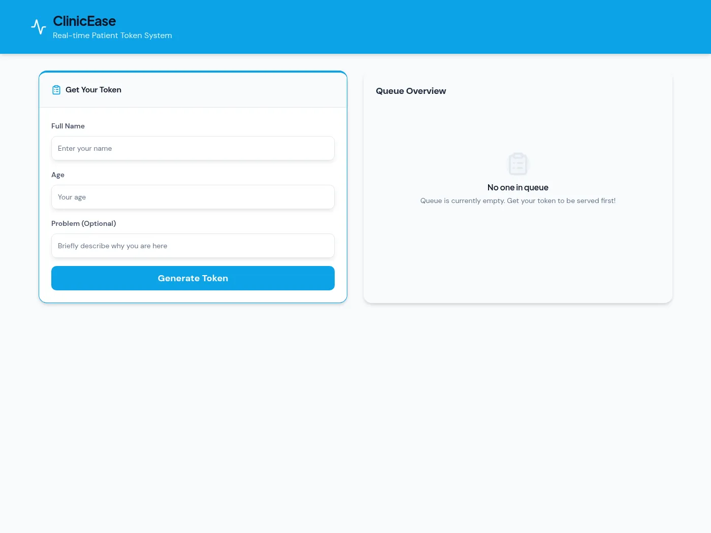Clinic Token System