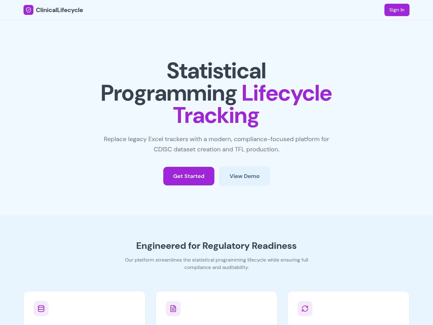 Clinical Lifecycle Tracker