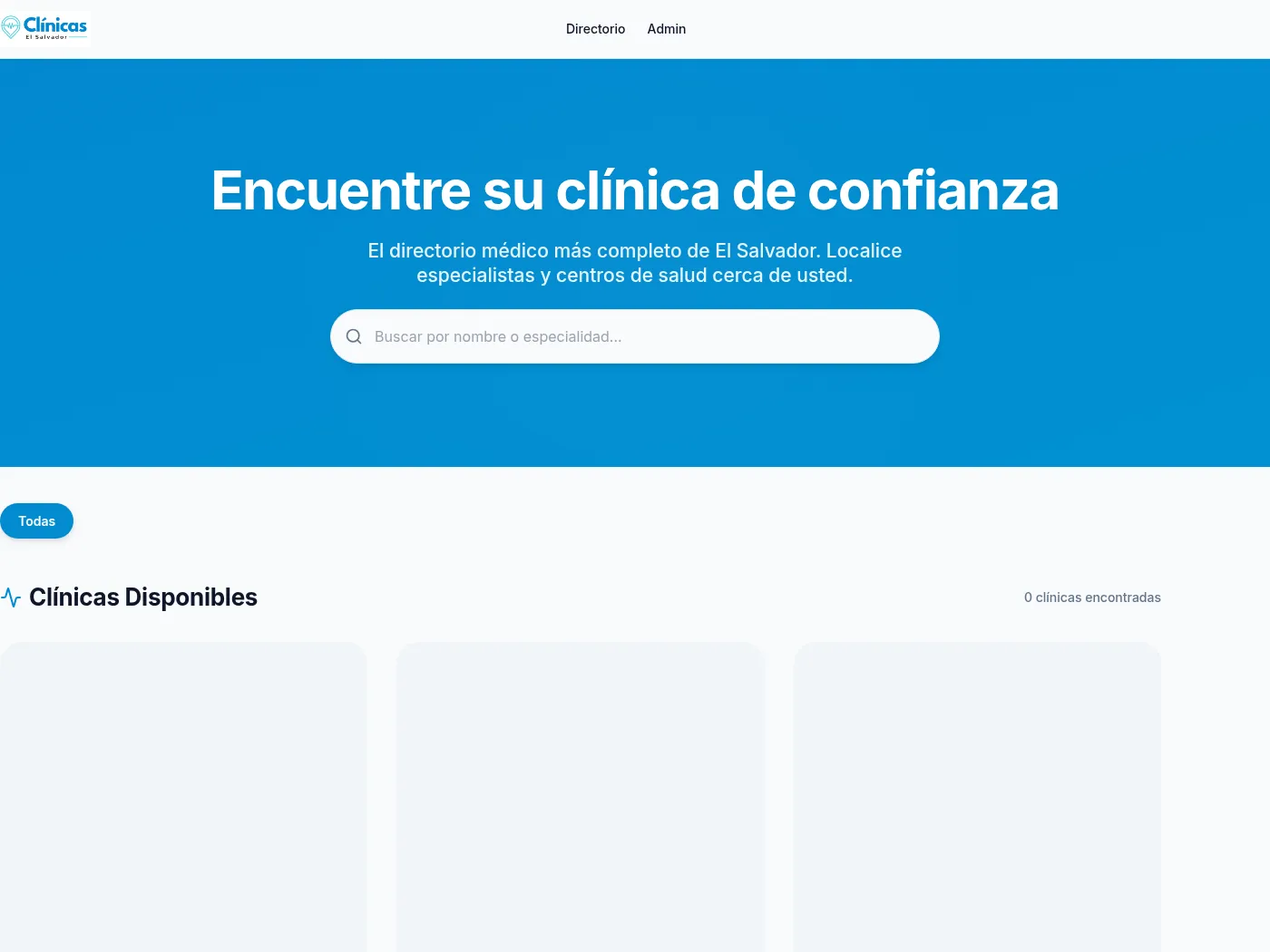 Clinicas El Salvador Directory