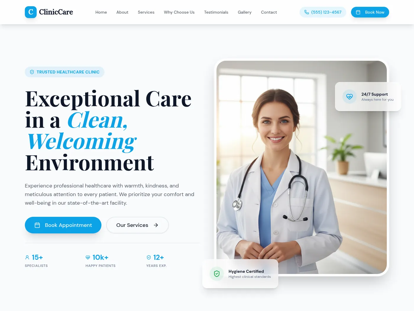 ClinicCare Web Presence