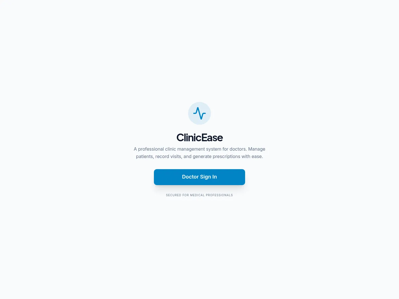 ClinicEase Web App