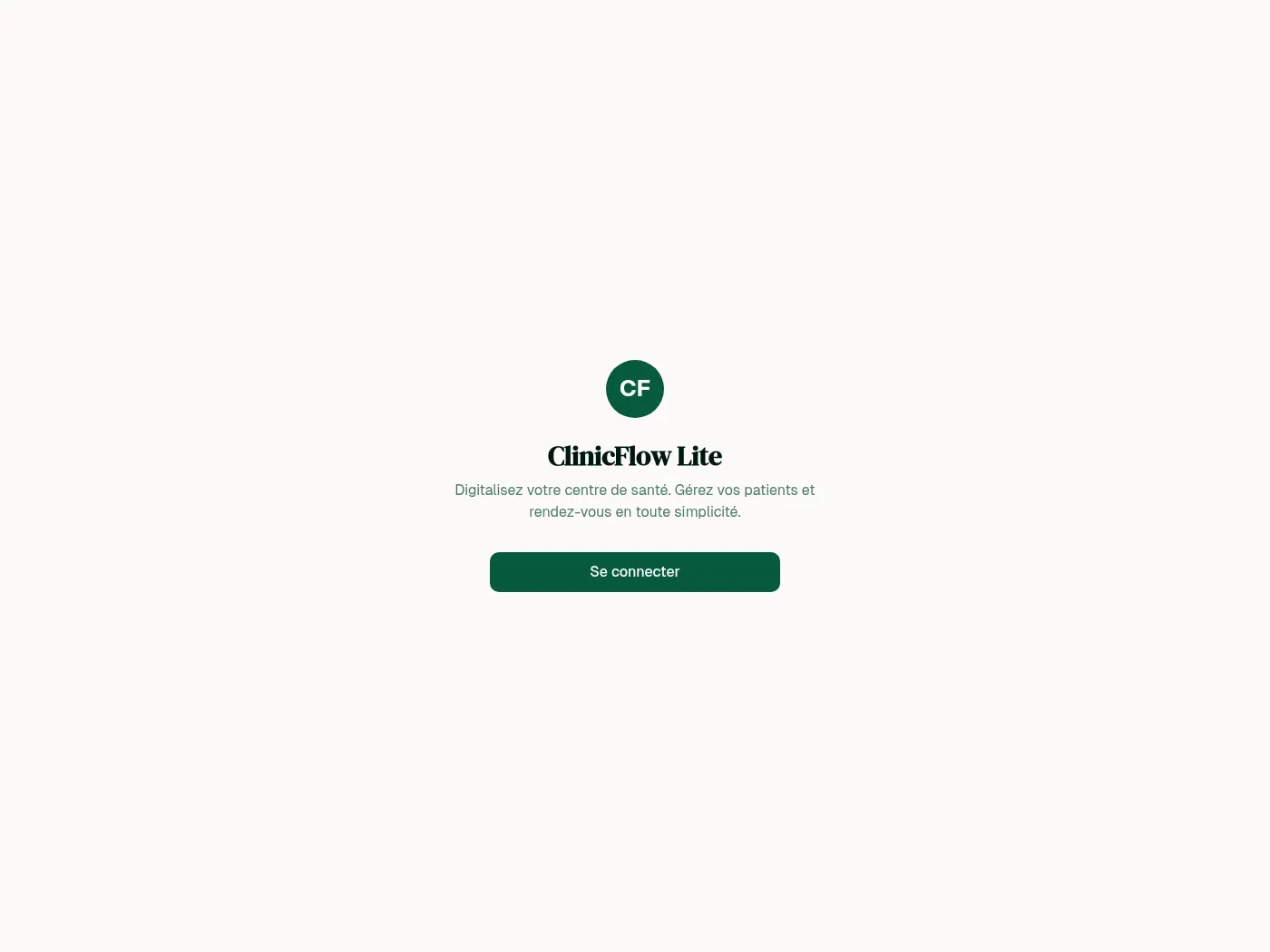 ClinicFlow Lite