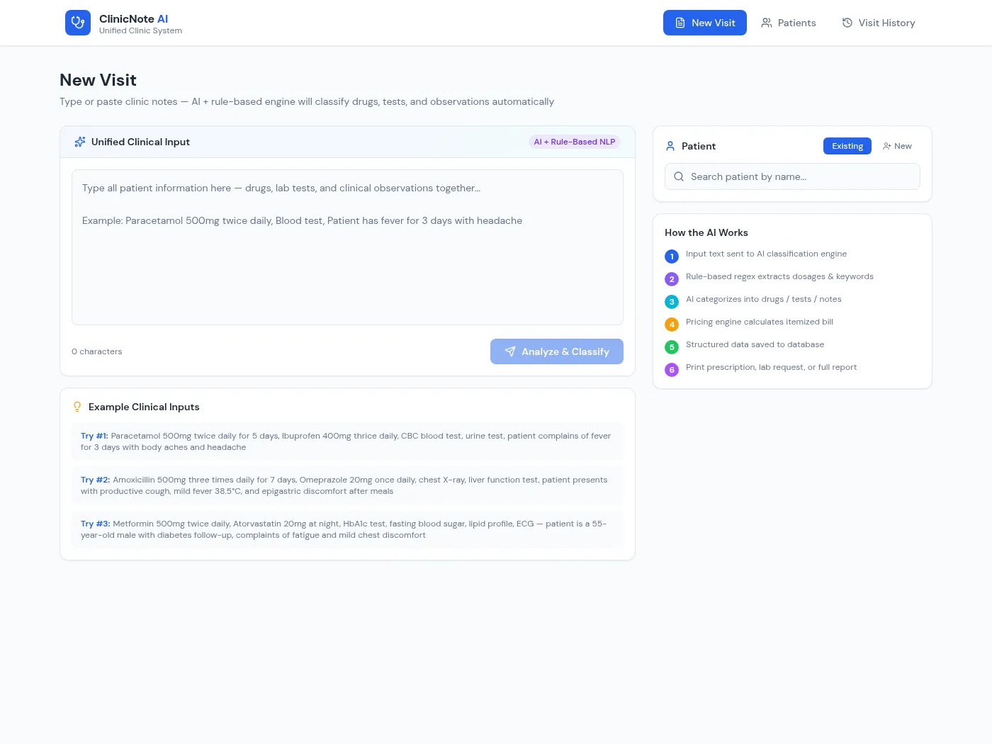 ClinicNote AI Unifier