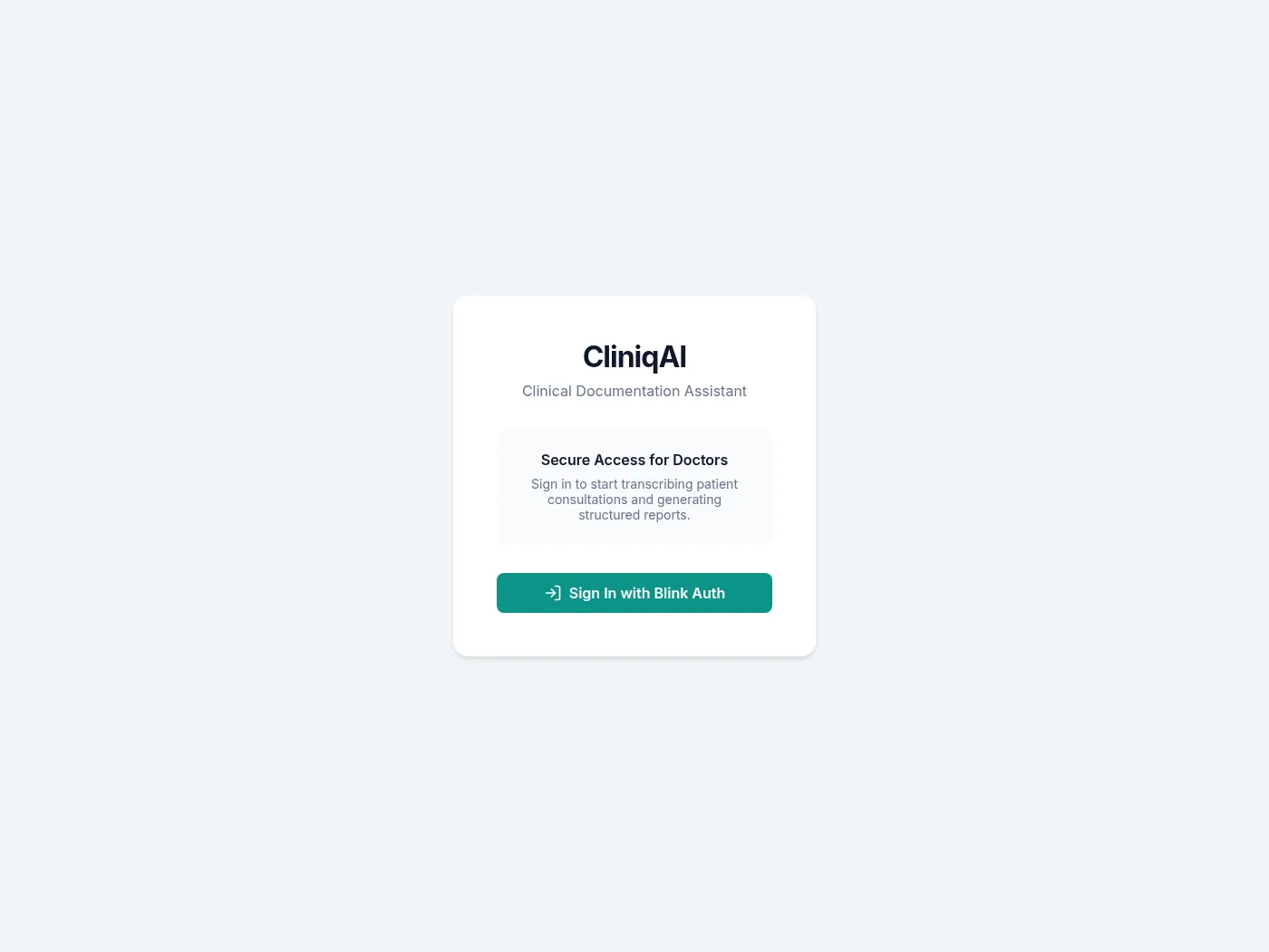 CliniqAI