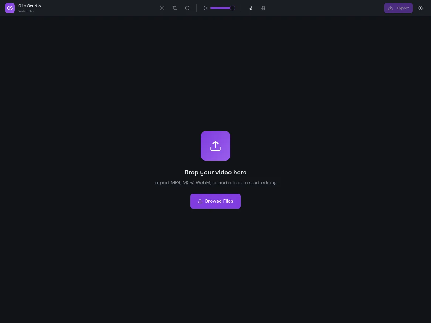 Clip Studio Web Editor