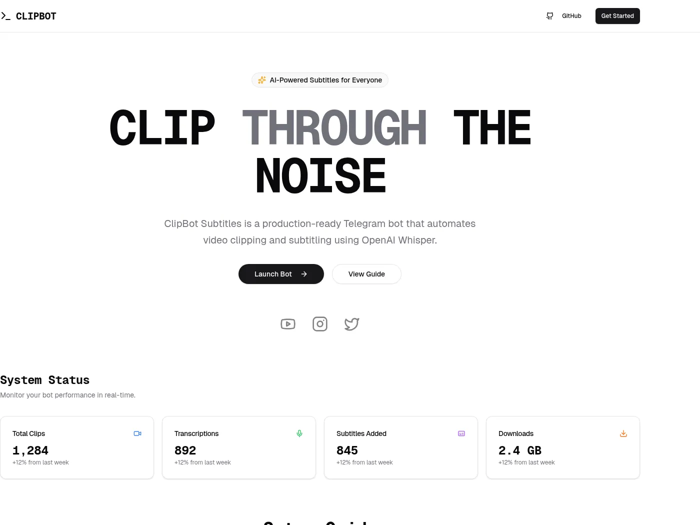 ClipBot Subtitles