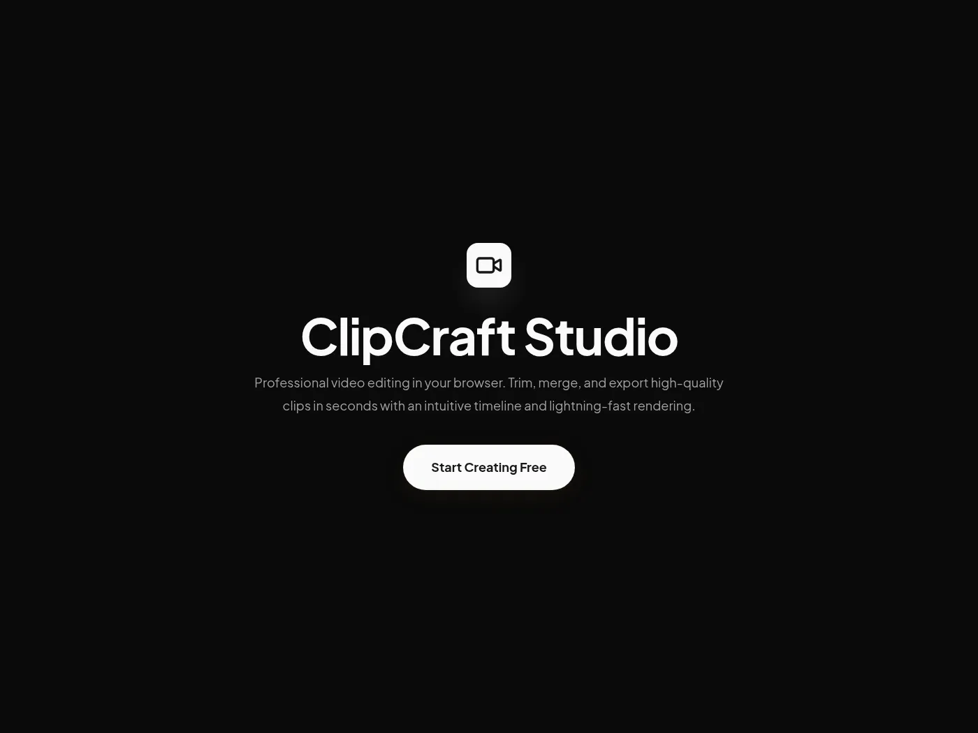 ClipCraft Video Studio