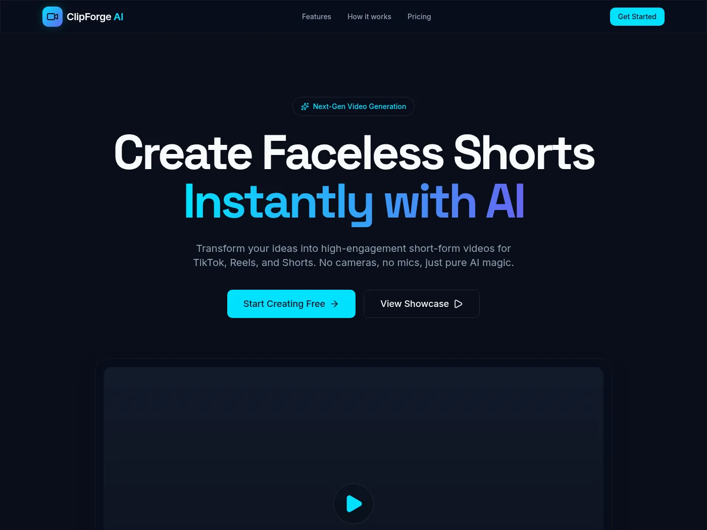 ClipForge AI Studio