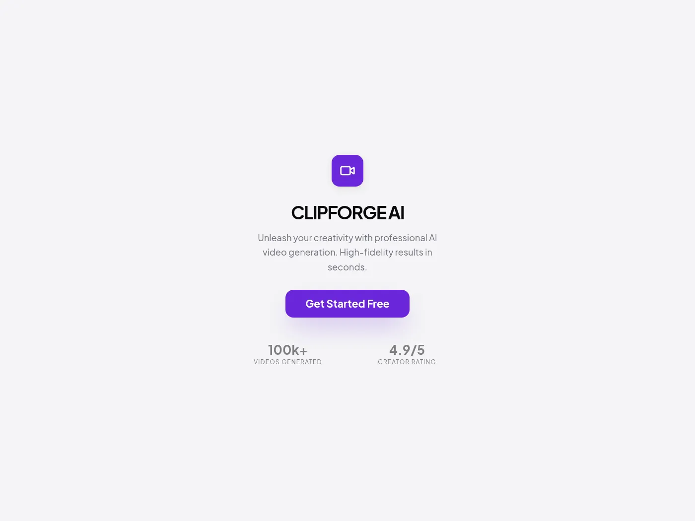 ClipForge AI Video SaaS