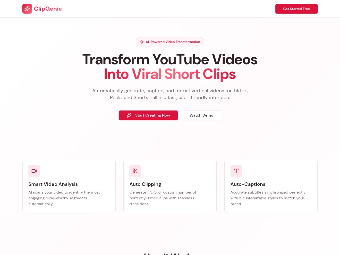 ClipGenie AI Shorts Maker