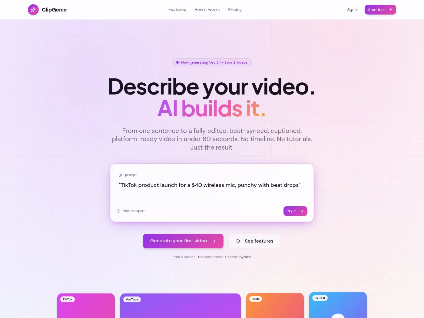 ClipGenie Studio