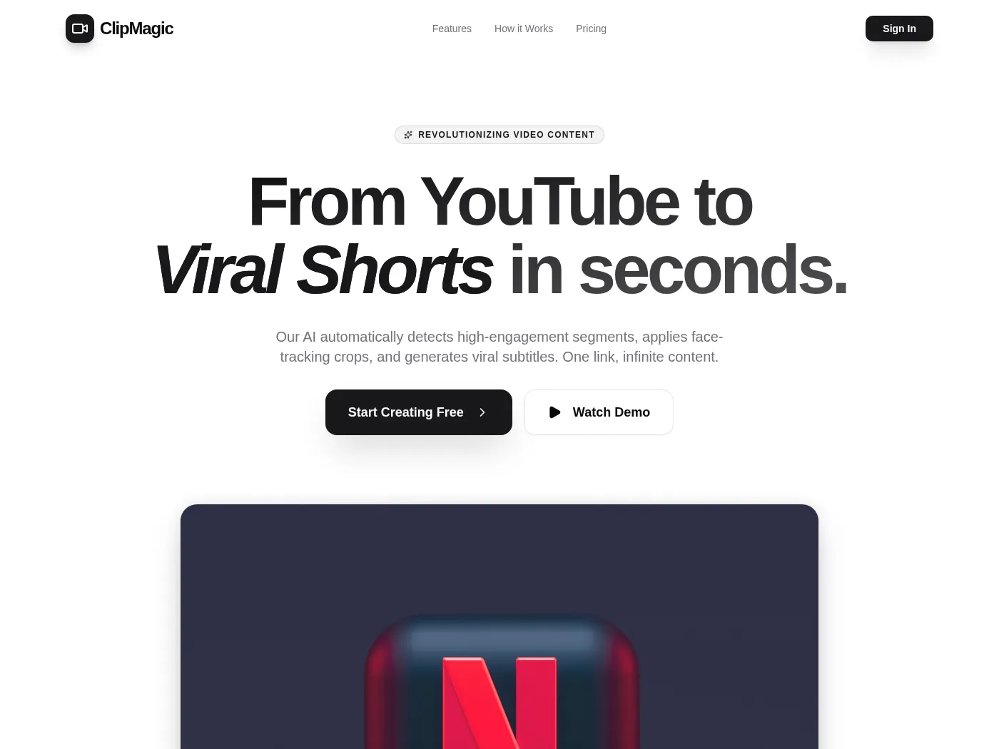 ClipMagic AI Studio