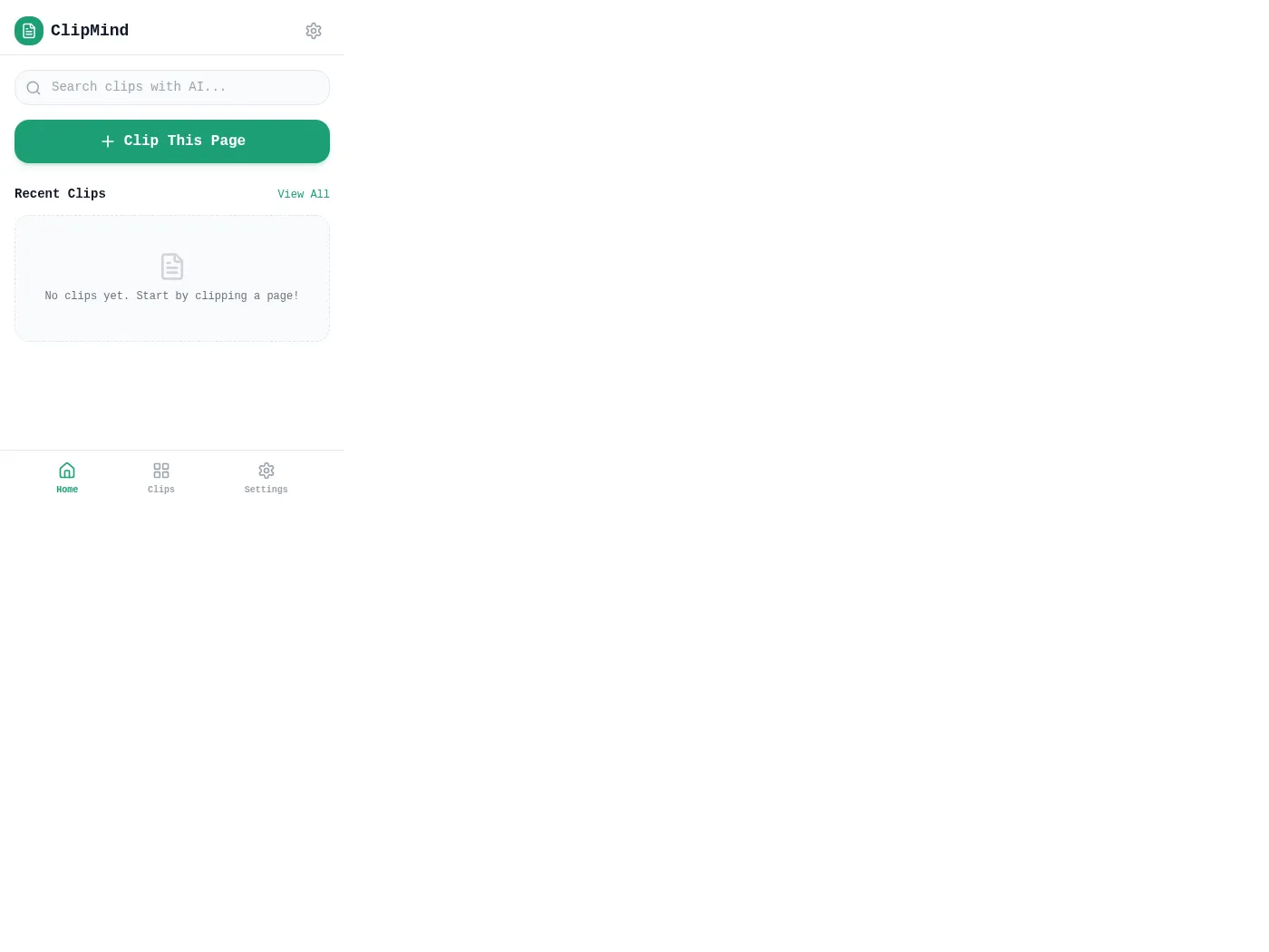 ClipMind Chrome Extension