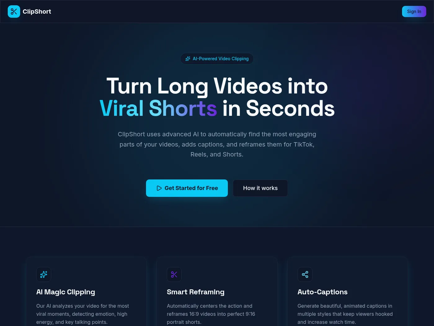 ClipShort Clone