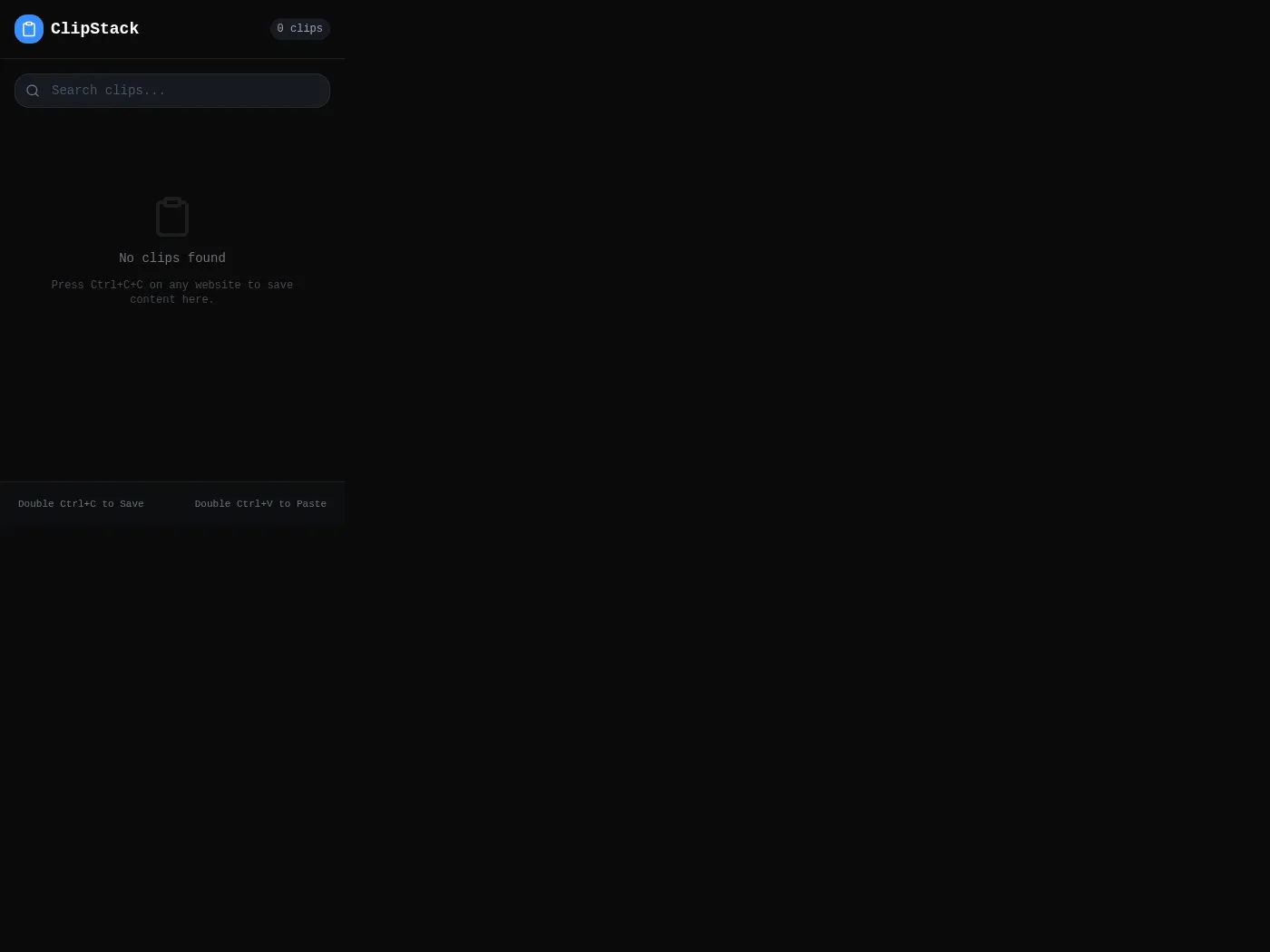 ClipStack Chrome Extension
