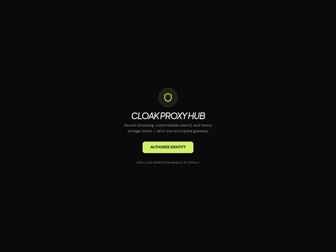 Cloak Proxy Hub