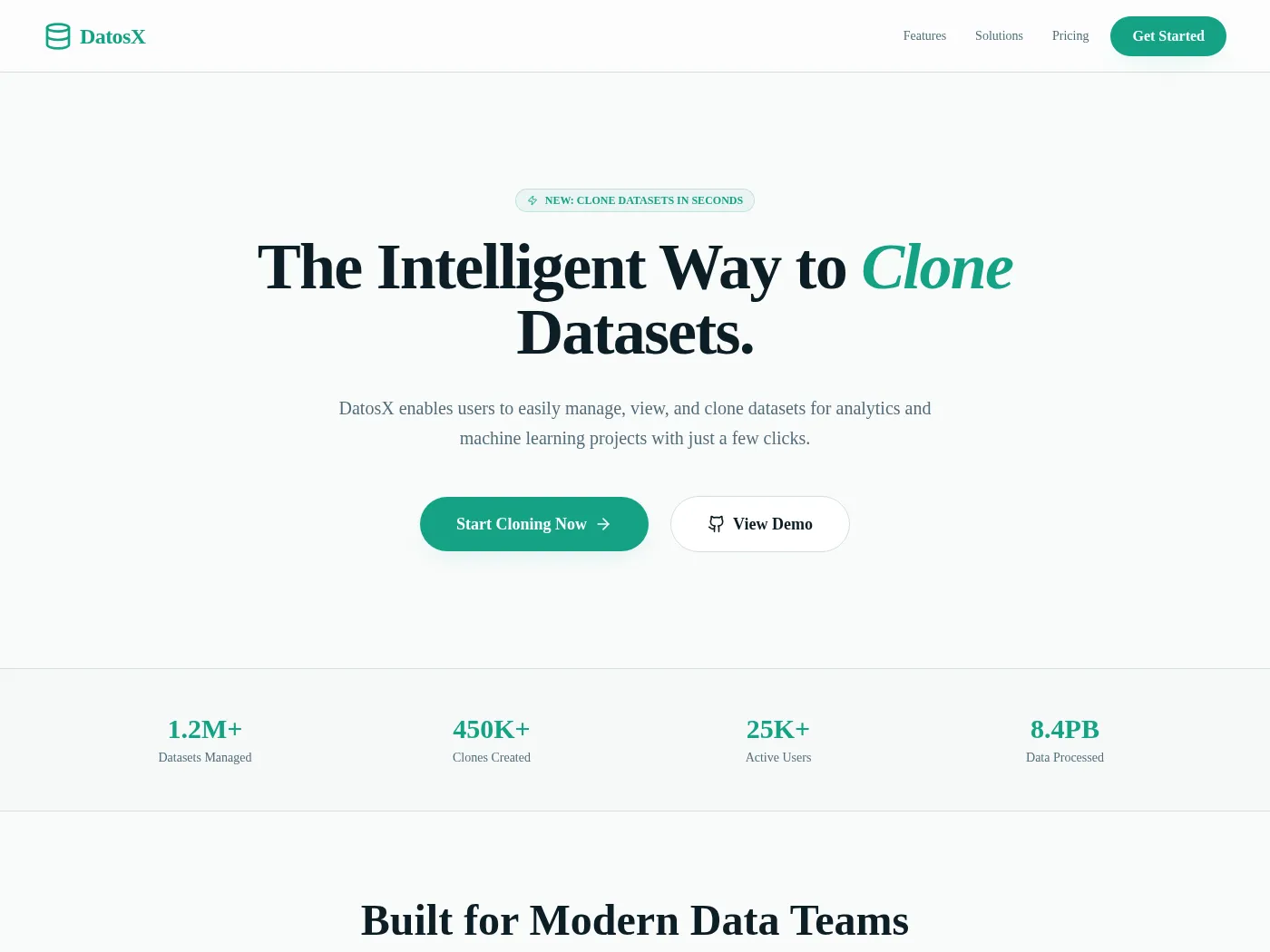 Clona Datosx Dashboard