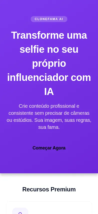 CloneFama IA Influencer