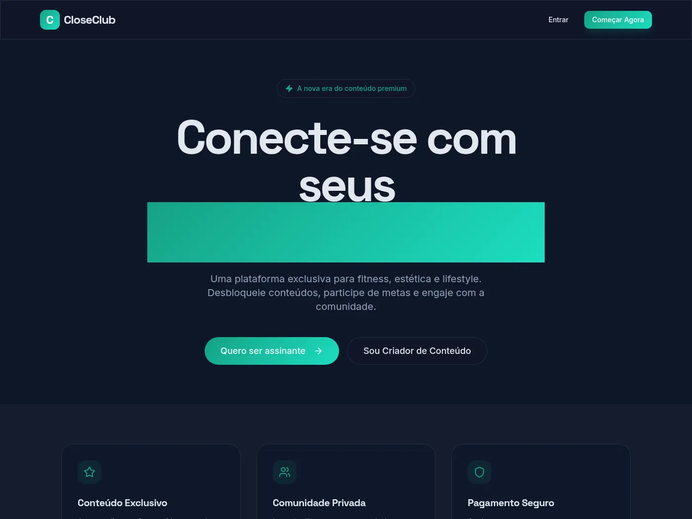 CloseClub Premium Platform