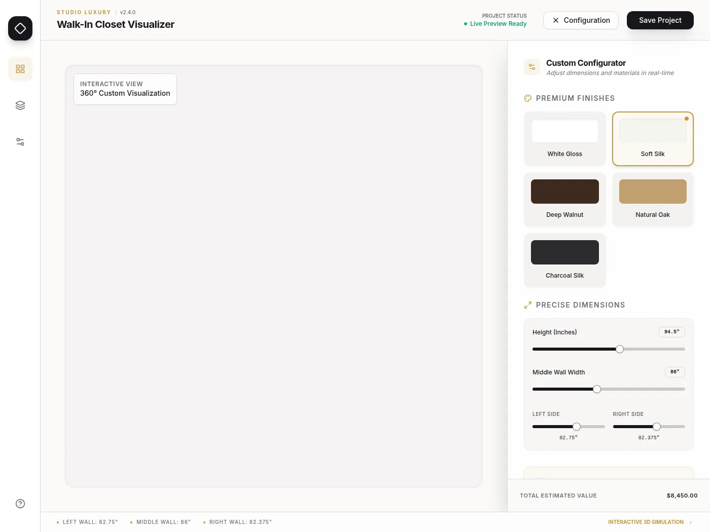 Luxury Closet Visualizer