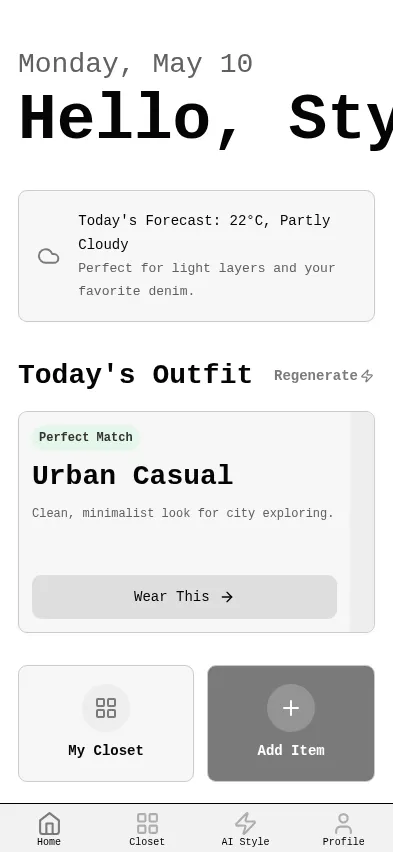 ClosetIQ AI Wardrobe